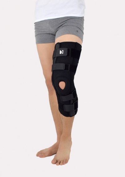 Lower limb brace with splints 2RA